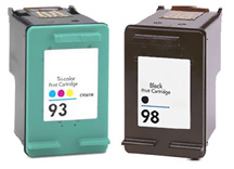 HP 98 and HP 93 Ink Cartridges
